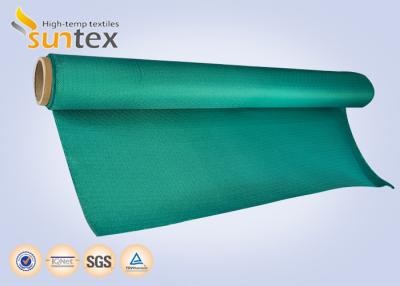 China Acrylic Coated Fire Resistant Fiberglass Fabric with 550 Degree C Temperature Resistance for Welding Blankets Easy to Sew and Cut for sale