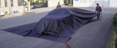China Emergency Car Fire Blanket with 550℃/1000℃ Thermal Resistance for Oxygen Deprivation and Easy Deployment for sale