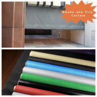China Silicone Coated Fire Curtain Fabric with 550°C Temperature Resistance and 0.6mm Thickness for Fire and Smoke Protection for sale