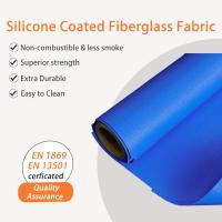 China Fireproof 850g/m2 Heat Resistant Silicone Coated Fiberglass Fabric for High Temperature Protection for sale