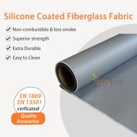 China Excellent Insulation Thermal Conductive Silicone Fabric Cloth Fire Retardant Silicone Coated Fiberglass Fabric for sale