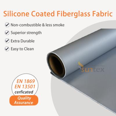 China Excellent Insulation Thermal Conductive Silicone Fabric Cloth Fire Retardant Silicone Coated Fiberglass Fabric for sale