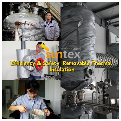 China 1000°C Temperature Resistant Fiberglass Cloth for Customizable Water and Oil Resistant Removable Insulation Jackets for sale