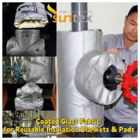 China 1000°C Temperature Resistant Fiberglass Cloth Thermal Insulation Fabric with Water and Oil Resistance in Customizable Sizes for sale