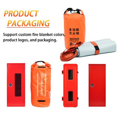 China Flame-Retardant EV Car Fire Blanket with 550℃/1000℃ Thermal Resistance and Oxygen Deprivation for Fire Safety for sale