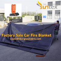China Factory Sale 1200 Degrees Celsius High Temperature Resistance EV Car Fire Blanket with 550℃/1000℃ Thermal Resistance and Oxygen Deprivation for sale