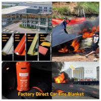 China 550℃/1000℃ Thermal Resistance EV Car Fire Blanket with Oxygen Deprivation for Emergency Fire Safety in Gray for sale