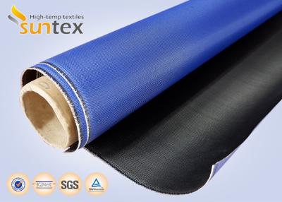 China Flame retardant waterproof fiberglass cloth, premium PU coating for great wear resistance for sale