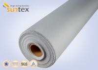 China Anti-fiber Fraying Polyurethane Coated Glass Fabric for Fiberglass Welding Curtain for sale