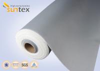 China Waterproof Pu Coated Glass Fibre Fabric for Extremely High Temperature Protect for sale
