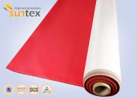 China High Temperature Fire Resistant Fiberglass Fabric Durable Polyurethane Coated for sale