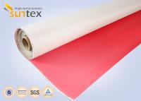 China M0 Welding Fire Blanket Fabric 0.41mm 460g, PU Coated Heatproof Fiberglass for Duct Use for sale