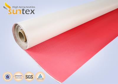 China M0 Welding Fire Blanket Fabric 0.41mm 460g, PU Coated Heatproof Fiberglass for Duct Use for sale