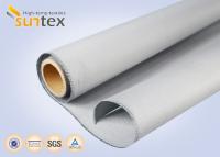 China Good Weave Setting PU Coated Glass Fabric for high temperature applications smoke and fire curtains for sale