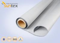 China M0 Fire Rated Smoke Barrier Fabric, 0.43mm Polyurethane Coated Fiberglass for Heat Insulation for sale