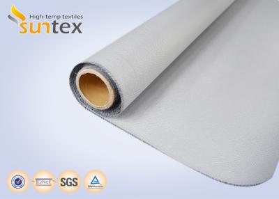 China PU Coated Fiberglass Fabric 460gsm Heat Resistant Welding Blanket for sale