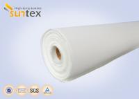 China 0.41mm Thickness PU Coated Fiberglass Fabric Two Sides Alkali Free for sale