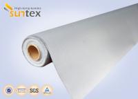 China 0.4mm High Durability Fire Resistant Fiberglass Fabric Soft Polyurethane (PU) Coated for sale