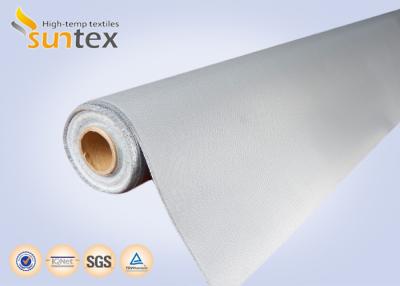 China 0.4mm High Durability Fire Resistant Fiberglass Fabric Soft Polyurethane (PU) Coated for sale