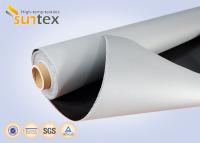 China Single Side 1070gsm PU Coated Fiberglass Cloth Flame Retarded for sale