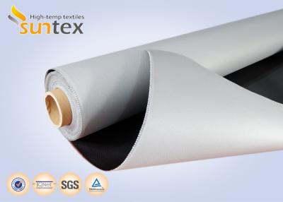 China Single Side 1070gsm PU Coated Fiberglass Cloth Flame Retarded for sale