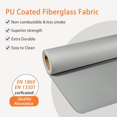 China Durable 460 g/sqm 0.41 mm Fireproof Fiberglass Welding Blanket with High Temperature Resistance for sale