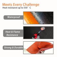China Silicone Coated Fiberglass Fabric Fireproof Heat Resistant 850g/m2 for sale