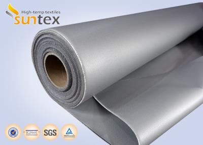 China 34 Oz Silicone Coating Fabric For High Temperature Removable Pads for sale