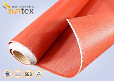China Fireproof Waterproof Silicone Coated Fiberglass Fabric 850g/m2 for High Temperature Resistance for sale