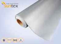 China Fireproof High Temperature Retardant Plain Woven Chemical Resistance Waterproof Silicone Rubber Coated Fiberglass Fabric Cloth for sale