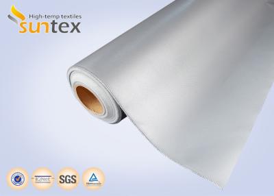 China Fireproof High Temperature Retardant Plain Woven Chemical Resistance Waterproof Silicone Rubber Coated Fiberglass Fabric Cloth for sale