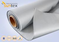 China Oustanding Chemical Resistance Silicone Coated Glass Fibre Fabric for Fireproof Removable Insulation Jacket for sale