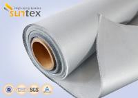 China Chemically Resistant Silicone Coated Fiberglass Fabric, Highly Durable for sale