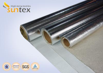 China Fiberglass Fabric with Aluminum Coating | Heat Protection for External Piping for sale
