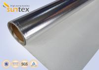 China High-Quality Laminated Roll: Aluminum Foil Coated Fireproof Fiberglass Cloth for sale