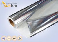 China Flame Retardant Fiberglass Cloth | 0.4mm Aluminized Aluminum Foil, Thermal Insulation for sale