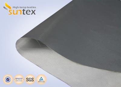 China Cold & Heat Resistant Silicone Coated Glass Fiber Fabric | 0.4mm for sale
