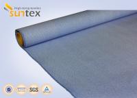 China Blue Calcium High Temperature Fiberglass Cloth 33 OZ: For Fire Door & Smoke Curtain for sale