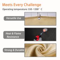 China 100% Fiberglass Welding Blanket 550°C Heat Resistant Acrylic Coated Fire Blanket for Welding and Fire Protection for sale
