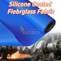 China High Temperature Resistant Fireproof Anti-tear Silicone Coated Fiberglass Fabric for Industrial Applications for sale