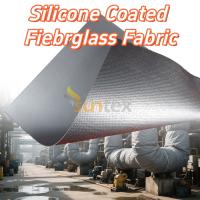 China High Temperature Resistant Fireproof Anti-tear Silicone Coated Fiberglass Fabric for Industrial Applications for sale