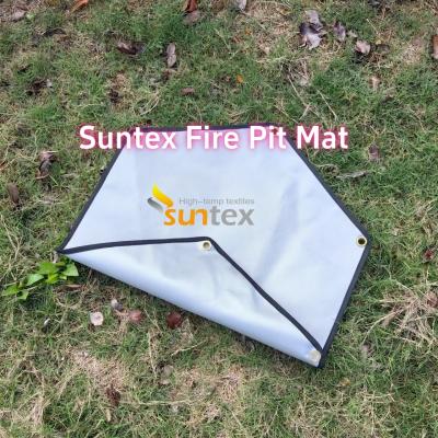 China 550C Heat Resistant Fire Pit Mat with Customizable Size and Multi-Layer Structure for Outdoor Protection for sale
