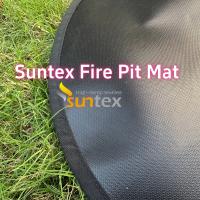 China 550C Heat Resistant Fire Pit Mat with Customizable Size and Multi-Layer Structure for Outdoor Protection for sale