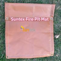 China 550C Heat Resistant Fire Pit Mat with Customizable Size and Multi-Layer Structure for Grill Protection for sale