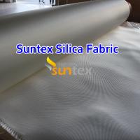 China High Purity 1700°C Silica Fabric Industrial Fire Insulation Cloth for sale