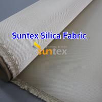 China High Purity 1700°C Silica Fabric Industrial Fire Insulation Cloth for sale