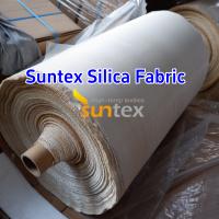 China High Purity 1700°C Silica Fabric Industrial Fire Insulation Cloth for sale