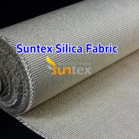 China Custom 96% SiO2 High Silica Fiberglass Cloth with 1000℃ Temperature Resistance and Double Sides Crowfoot Pattern for sale
