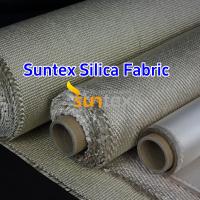 China 1700°C Softening Point Silica Fabric 96% SiO2 High Temp Fireproof Cloth For Welding Blanket Removable Insulation Jacket Aerospace Nuclear Industry for sale