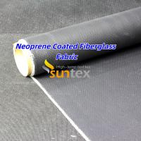 China High Temperature Resistance Chemical Resistant Flame Retardant Neoprene Coated Fiberglass Fabric for Industrial Applications for sale